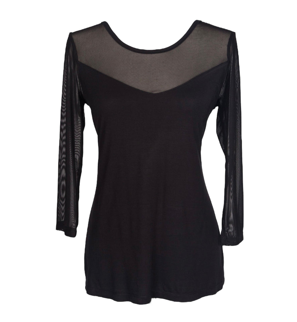 Caroline Sheer Mesh Top for Women – Lala Love Moda